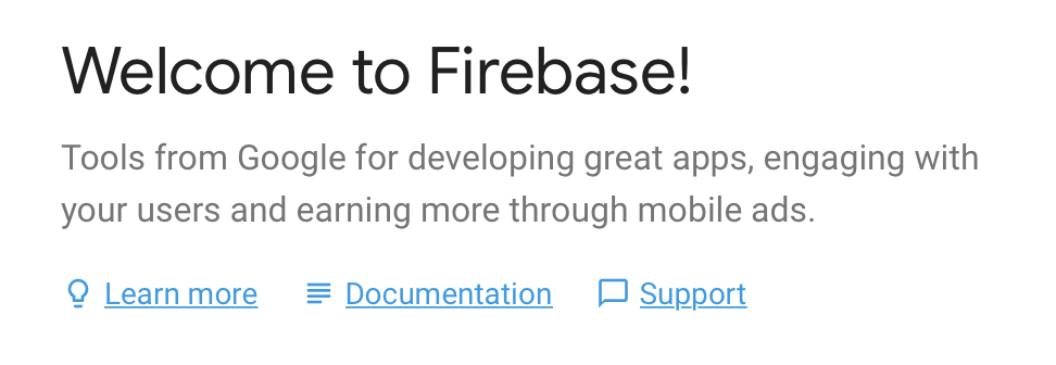 Firebase Setup